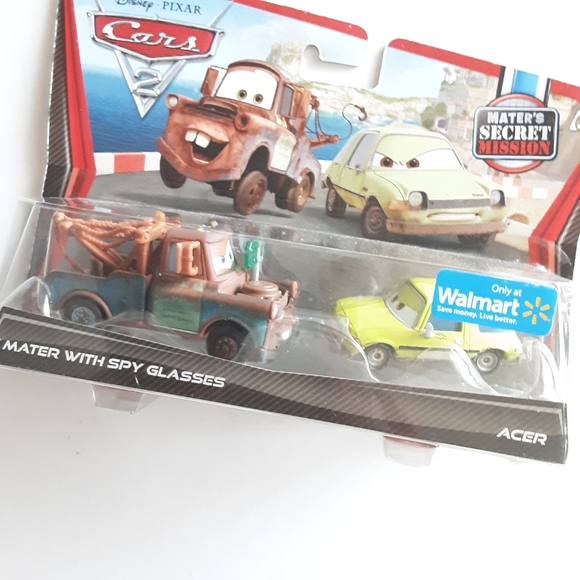 Mattel | Toys | Disney Pixar Cars Cars 2 Mater With Spy Glasses Acer ...